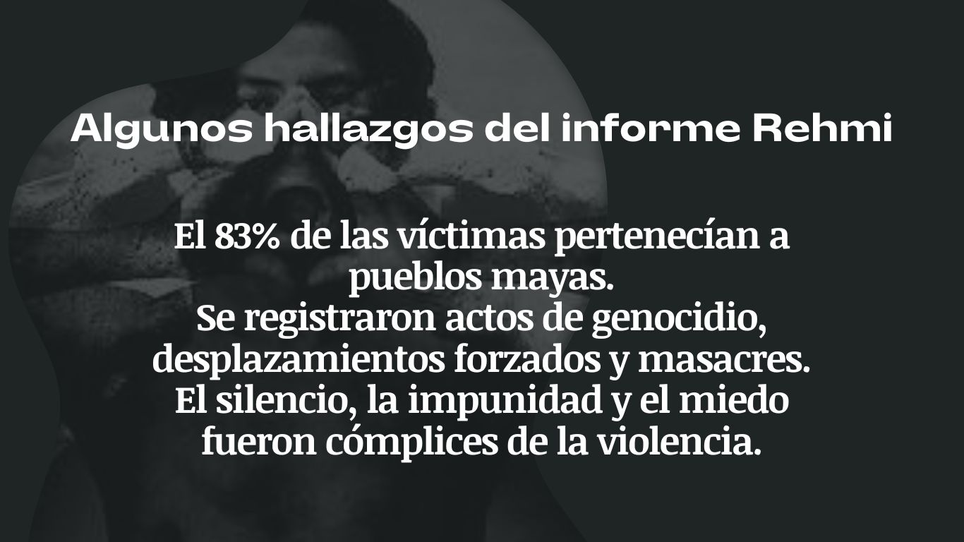 Lo que no debemos olvidar: el legado del Informe REHMI en Guatemala ...